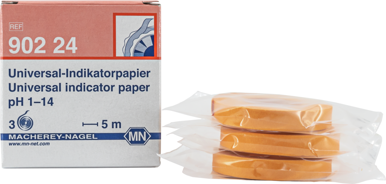 Universal indicator paper pH 1-14, reel, refill pack, MN | MACHEREY-NAGEL