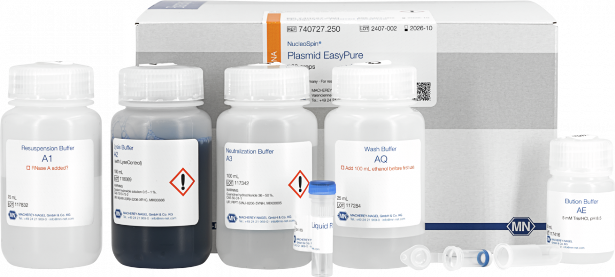 NucleoSpin Plasmid EasyPure Mini kit for easy plasmid DNA purification ...