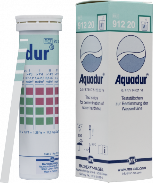 AQUADUR 4–21, for water hardness, box, MN | MACHEREY-NAGEL