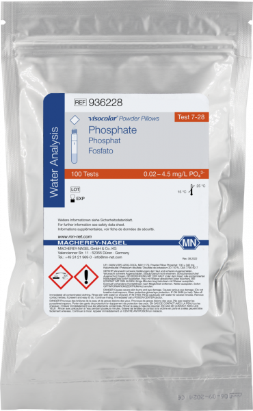 Photometric test VISOCOLOR Powder Pillows Phosphate | MACHEREY-NAGEL