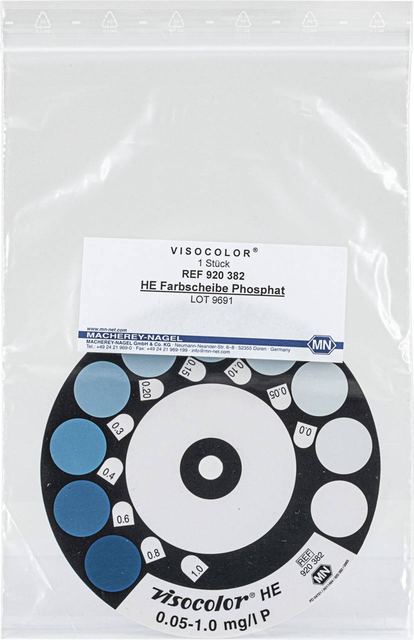 Color comparison disc for VISOCOLOR HE Phosphate , MACHEREY-NAGEL, MN ...