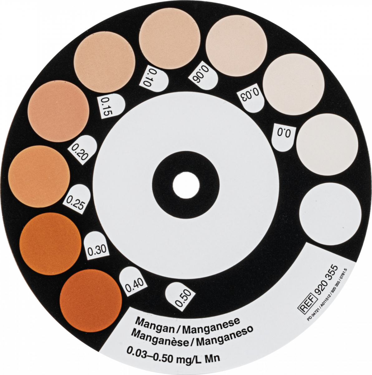 Colorimetric test kit VISOCOLOR HE Manganese, for low concentrations ...