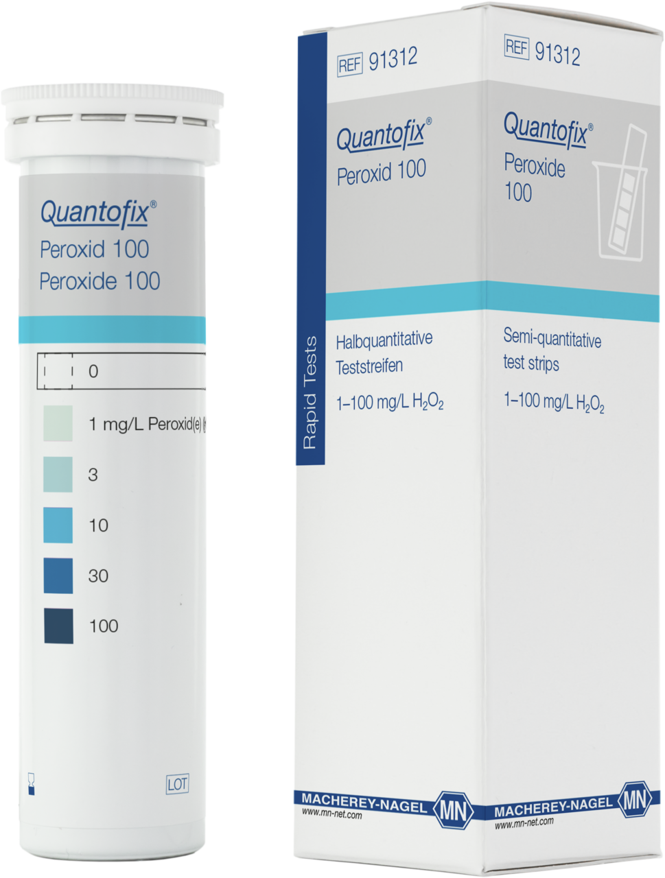 Semi-quantitative test strips QUANTOFIX Peroxide 100, MN | MACHEREY-NAGEL