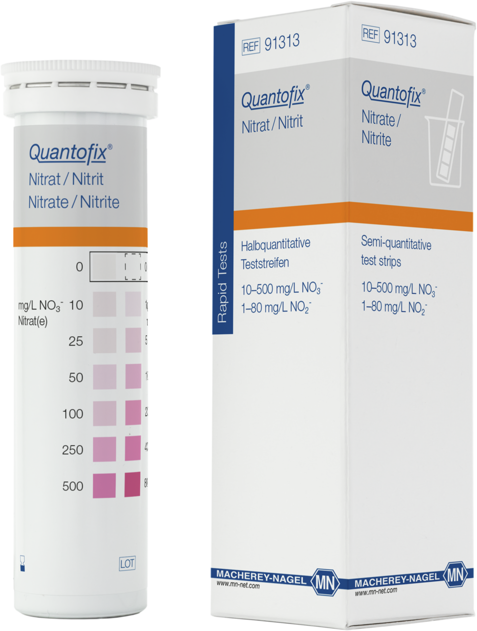 Semi-quantitative test strips QUANTOFIX Nitrate / Nitrite, MN ...