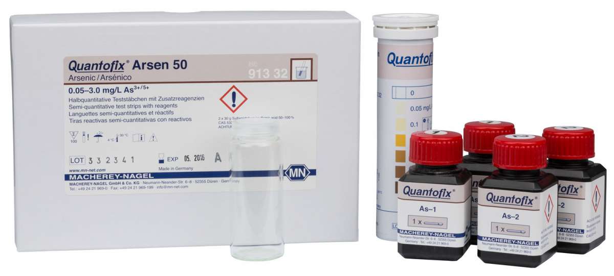Semi-quantitative test strips QUANTOFIX Arsenic 50, MN | MACHEREY-NAGEL