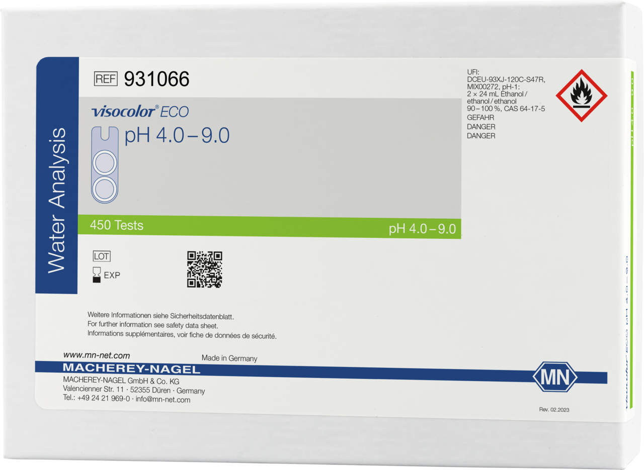 Colorimetric test kit VISOCOLOR ECO pH 4.0–9.0 MACHEREY-NAGEL, MN ...