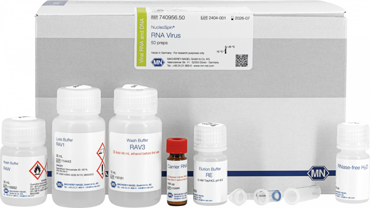 NucleoSpin RNA Virus, Mini kit for viral RNA/DNA from cell-free fluids ...