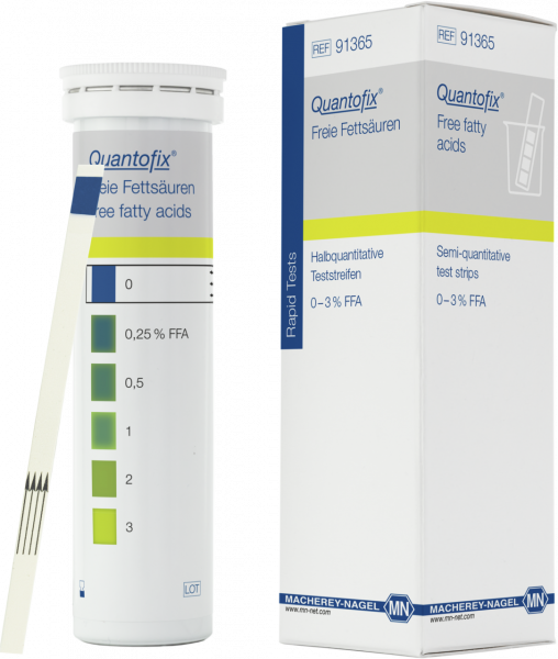 Semi-quantitative test strips QUANTOFIX Free fatty acids, MN | MACHEREY ...