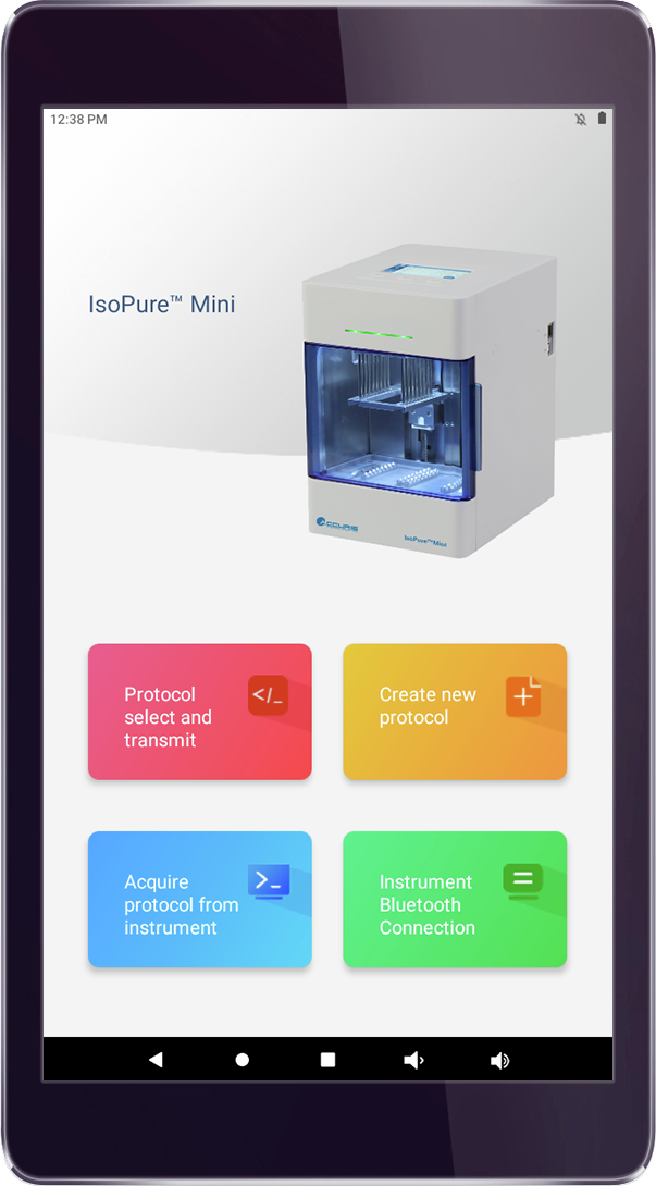Android tablet preloaded with IsoPure Mini app | MACHEREY-NAGEL ...