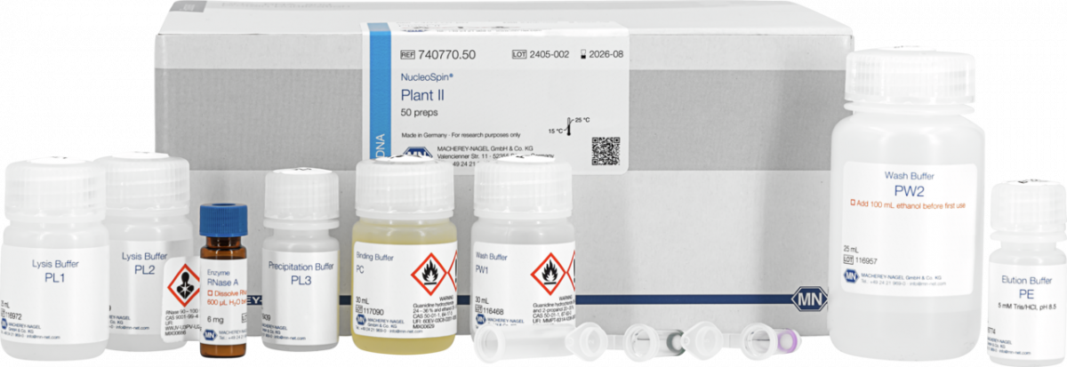 NucleoSpin Plant II, Mini kit for DNA from plants, MN | MACHEREY-NAGEL