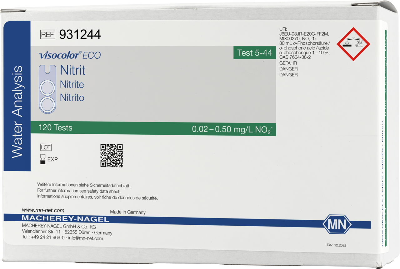 Colorimetric test kit VISOCOLOR ECO Nitrite, refill pack, MN | MACHEREY ...