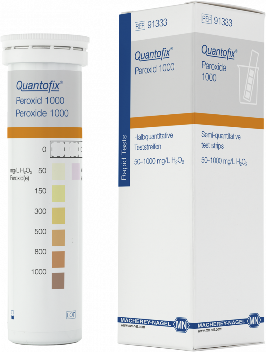 Semi-quantitative test strips QUANTOFIX Peroxide 1000, MN | MACHEREY-NAGEL