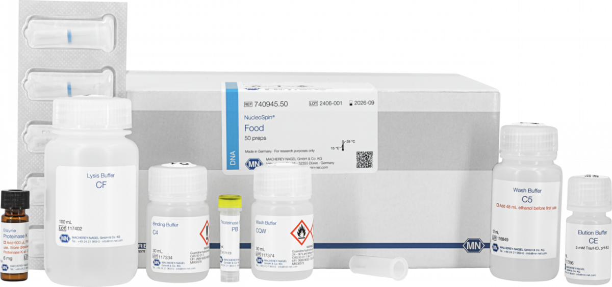 NucleoSpin Food, Mini kit for DNA from food , MN | MACHEREY-NAGEL