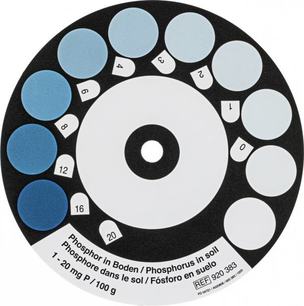 Color comparison disc for VISOCOLOR HE Phosphorous, MACHEREY-NAGEL, MN ...
