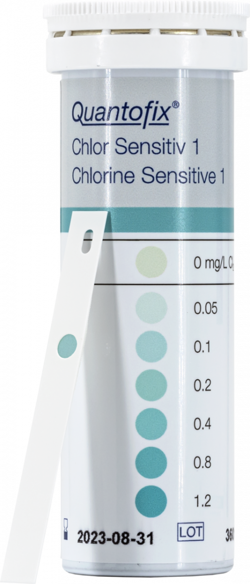 Semi-quantitative test strips QUANTOFIX Chlorine Sensitive 1, MN ...