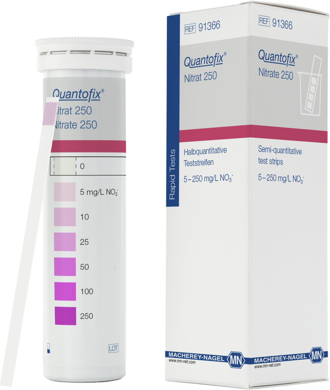 Semi-quantitative test strips QUANTOFIX Nitrate 250, MN | MACHEREY-NAGEL
