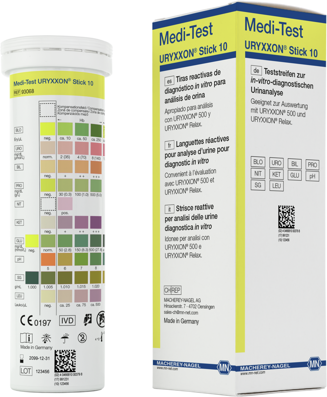 Urine test strips, Medi-Test URYXXON Stick 10, MACHEREY-NAGEL, MN ...