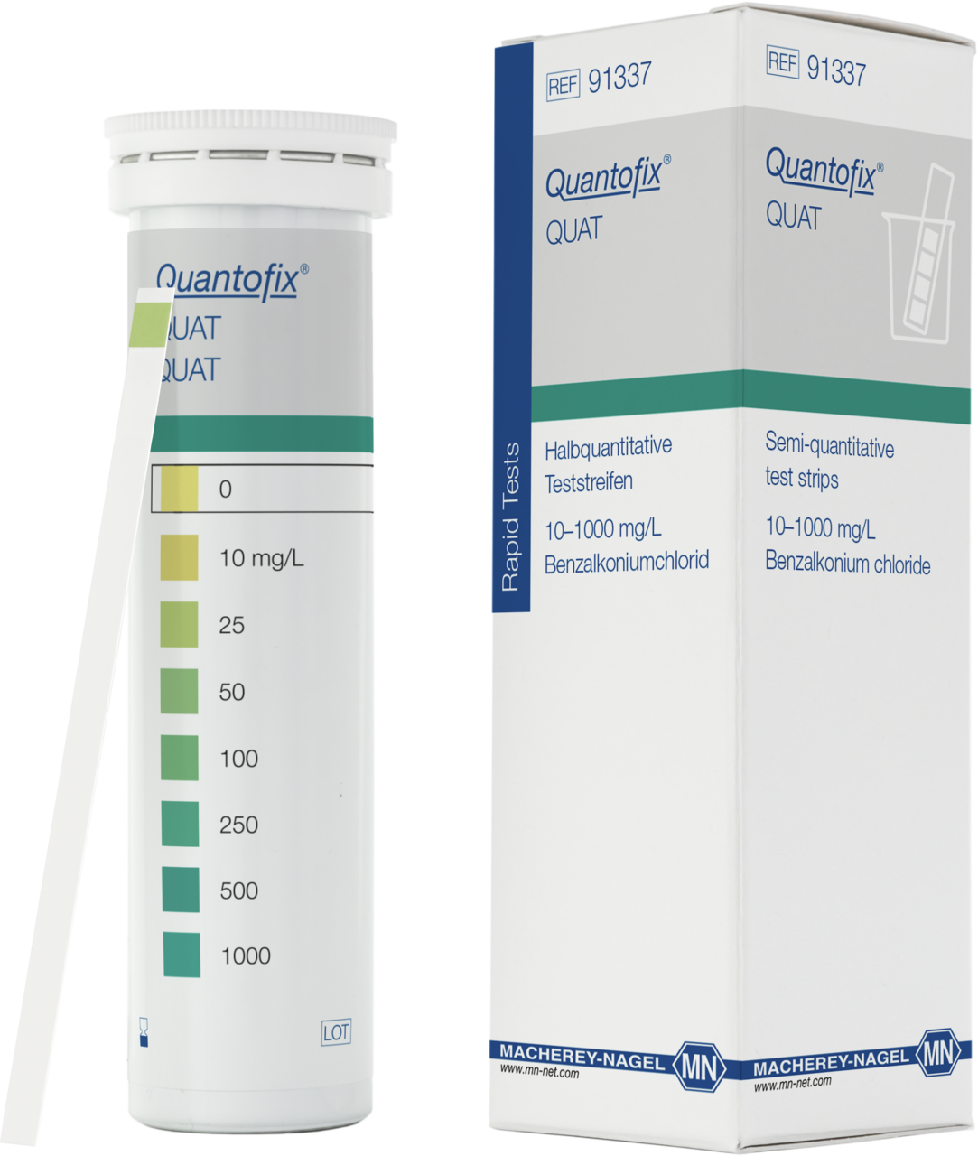 Semi-quantitative test strips QUANTOFIX QUAT, MN | MACHEREY-NAGEL