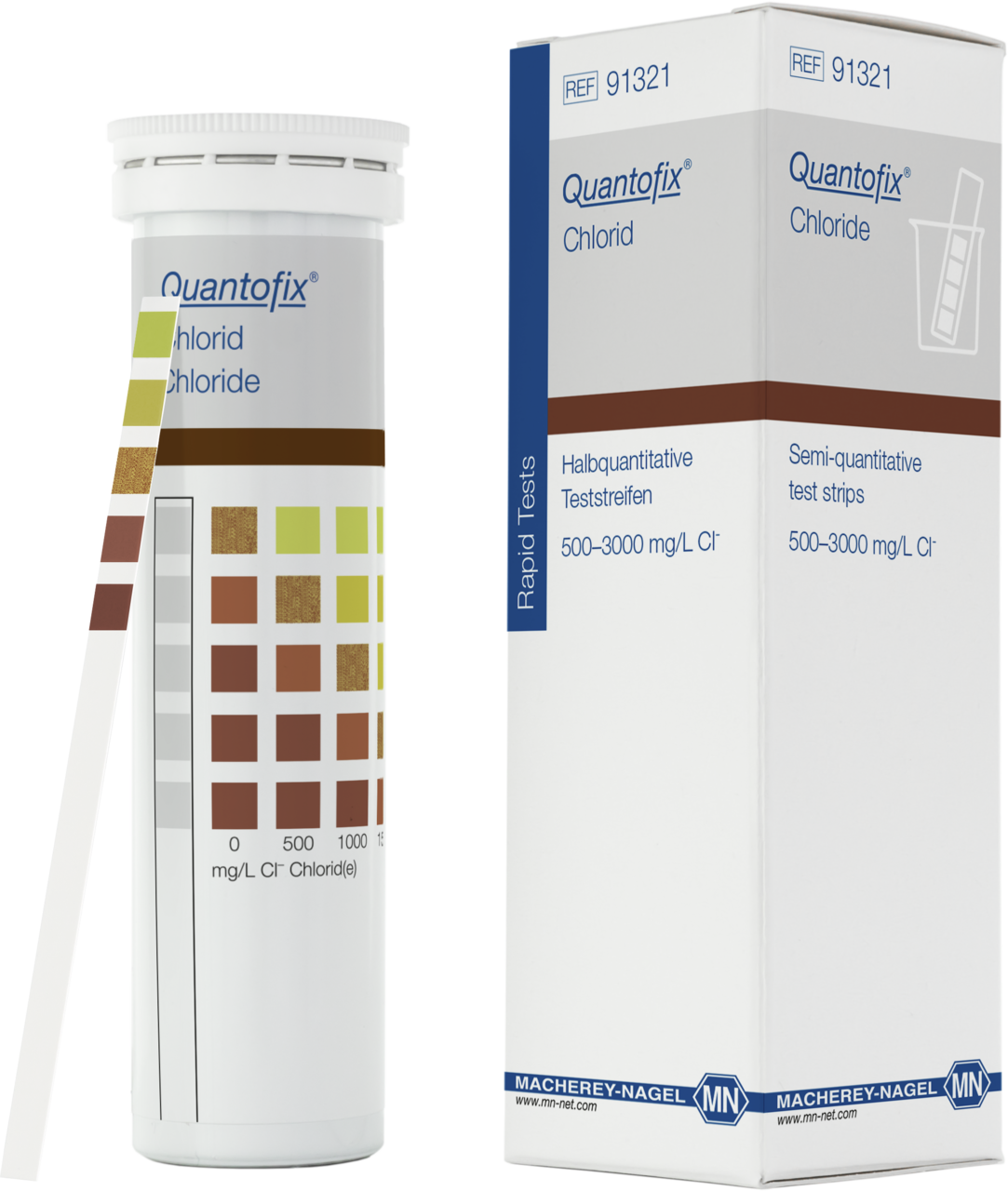 Semi-quantitative test strips QUANTOFIX Chloride, MN | MACHEREY-NAGEL