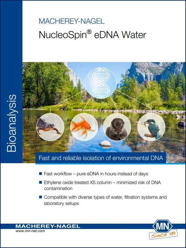 NucleoSpin eDNA Water kit for isolation of environmental DNA (eDNA ...
