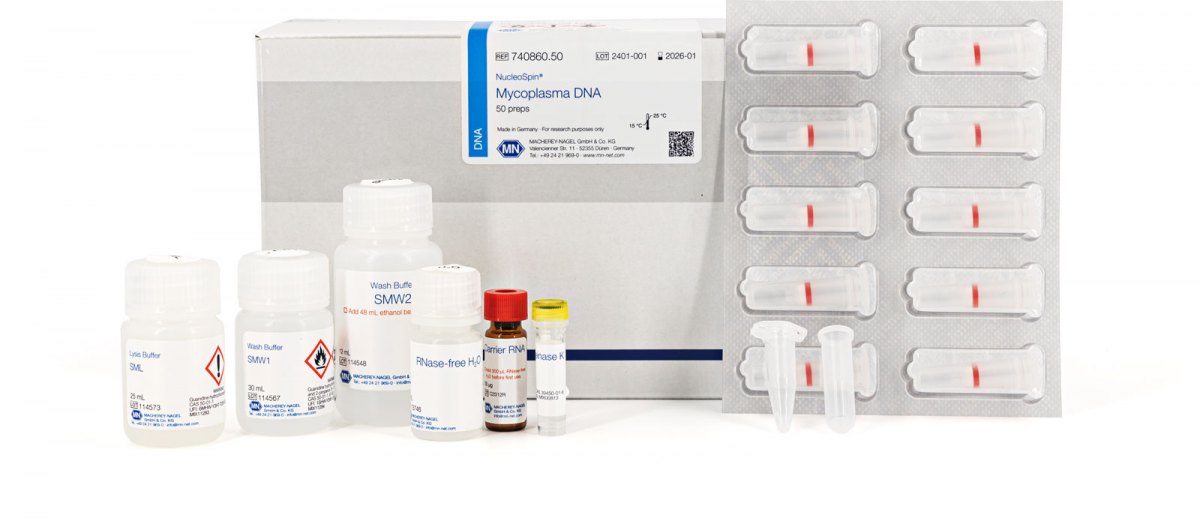 NucleoSpin Mycoplasma DNA, Mini kit for Mycoplasma DNA from cells, MN ...