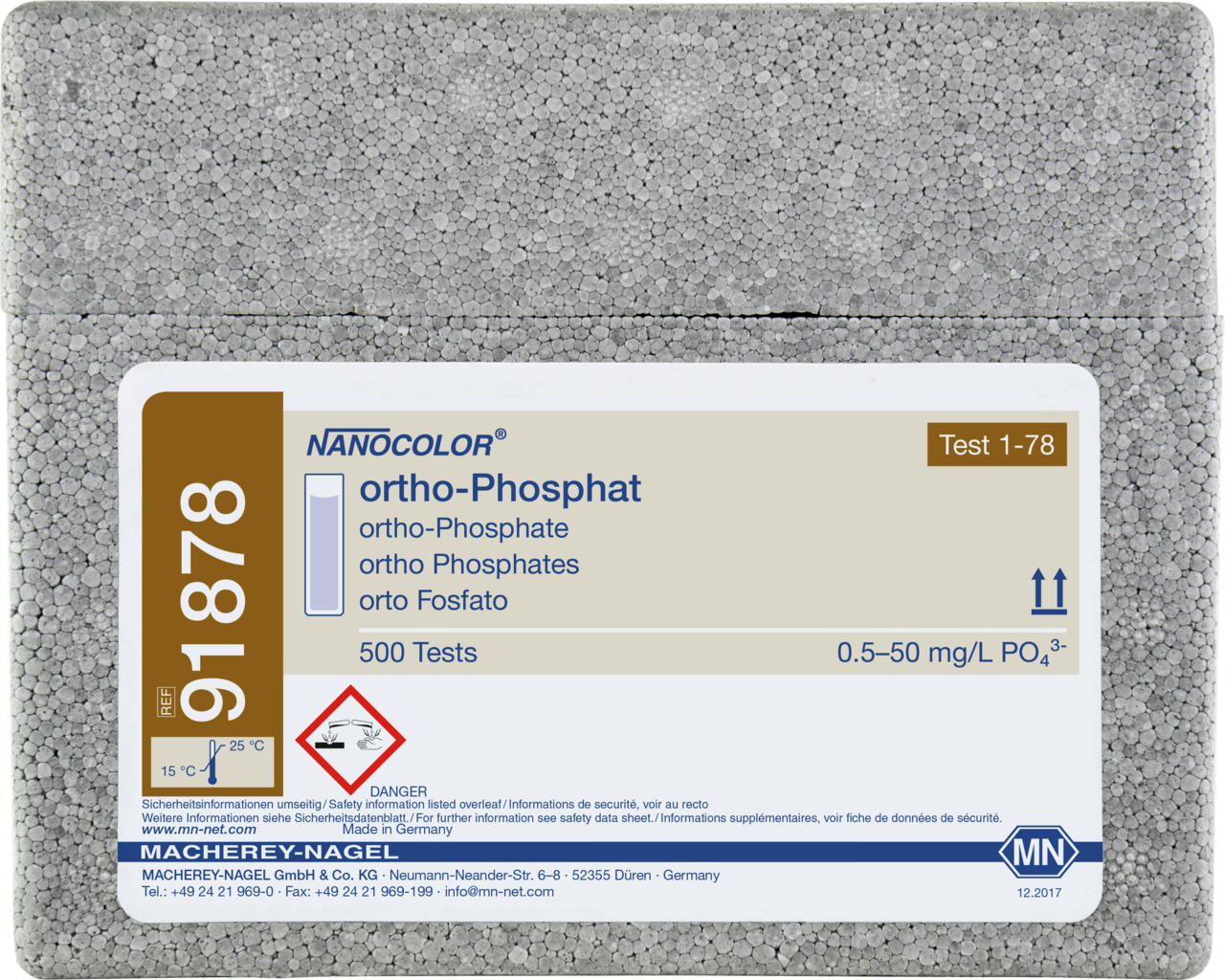 Standard test NANOCOLOR ortho-Phosphate, MACHEREY-NAGEL, MN | MACHEREY ...